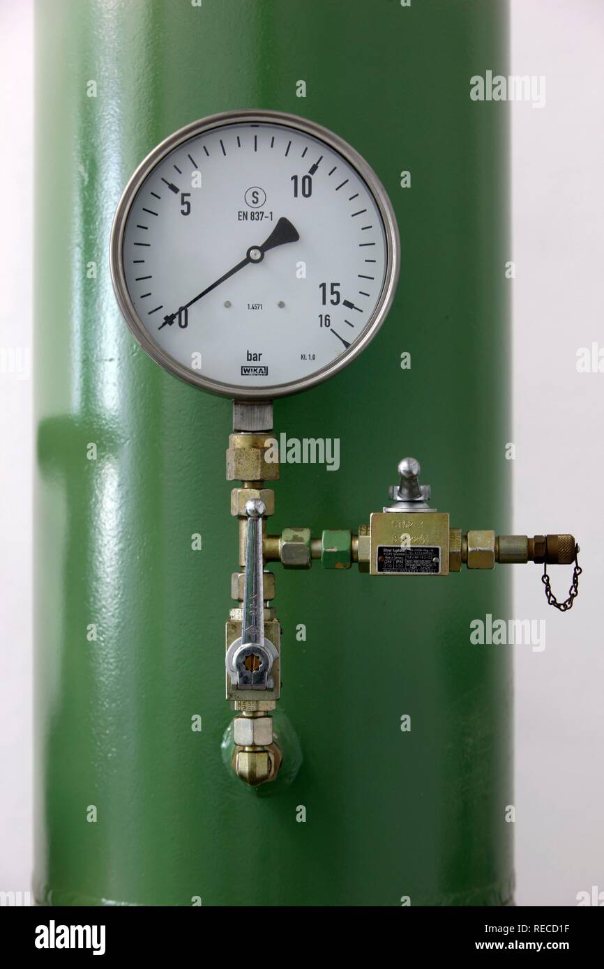 Natural gas transfer station, here natural gas is conducted from the ...