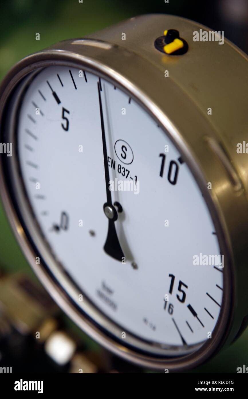 Natural gas transfer station, here natural gas is conducted from the ...