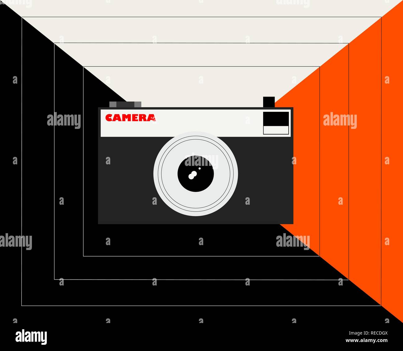 Old movie illustration Stock Vector Images - Alamy