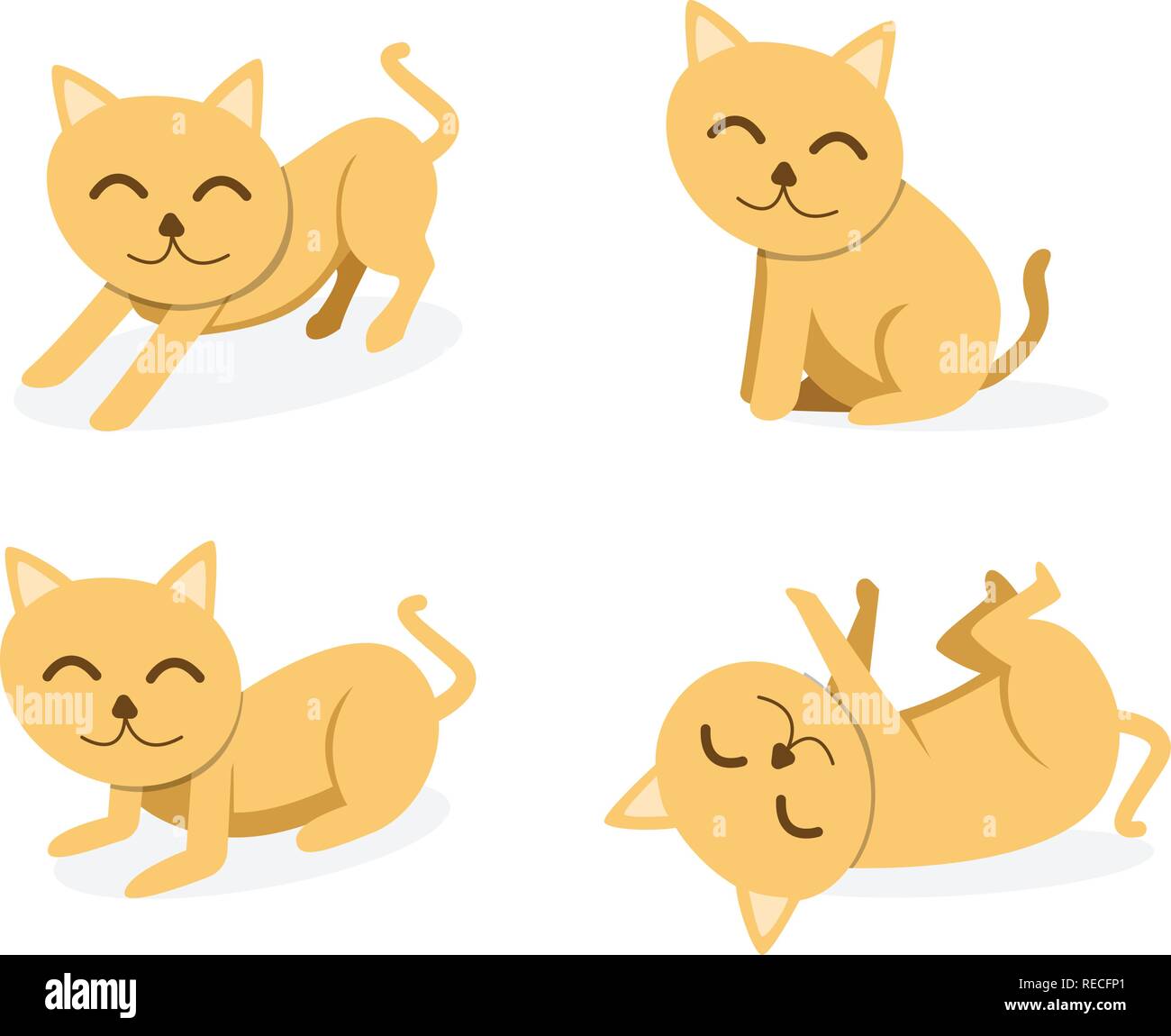 Cat face art on Stock Vector Images - Alamy