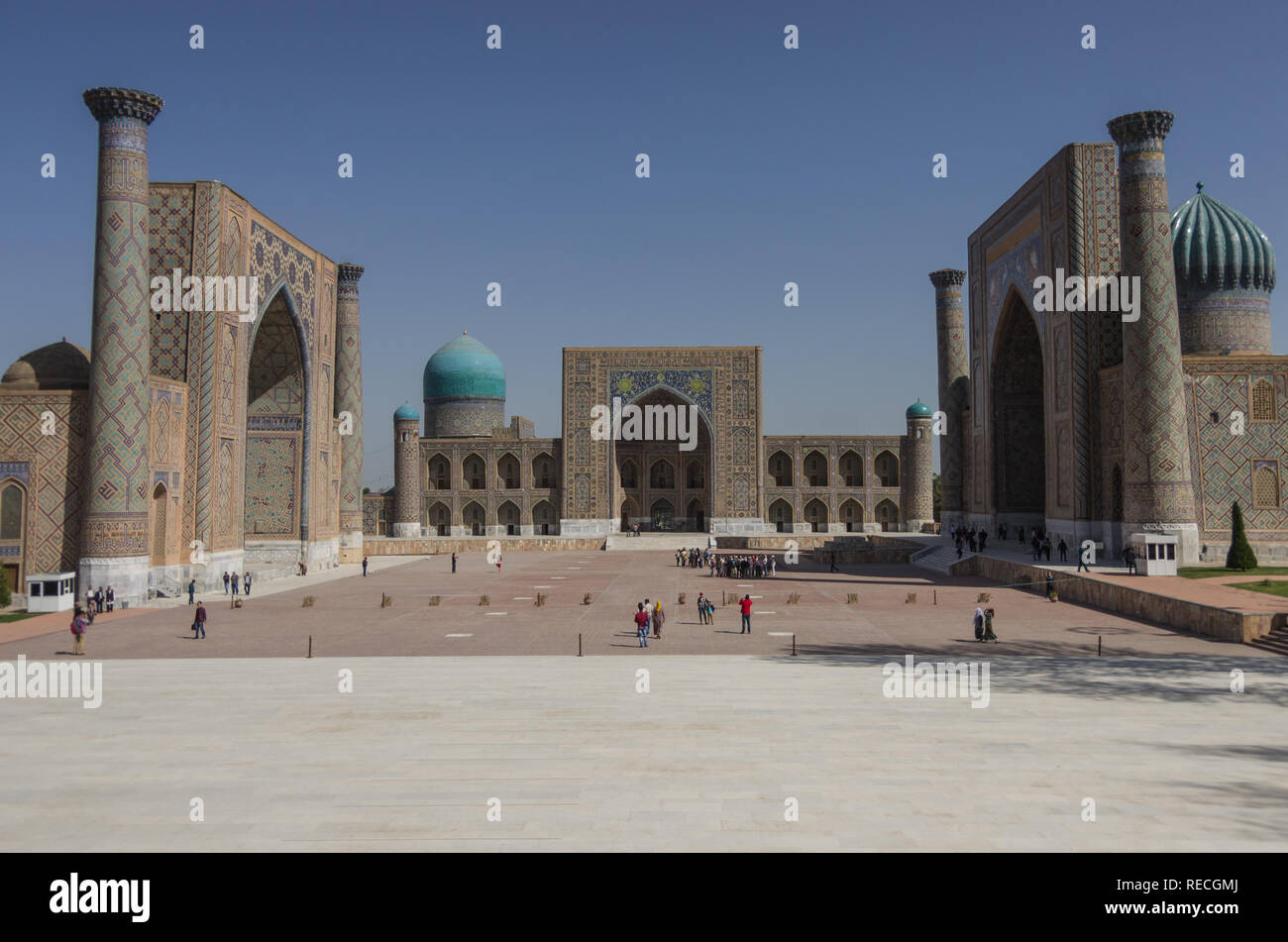 The Registan square in Samarkand, Uzbekistan Stock Photo - Alamy