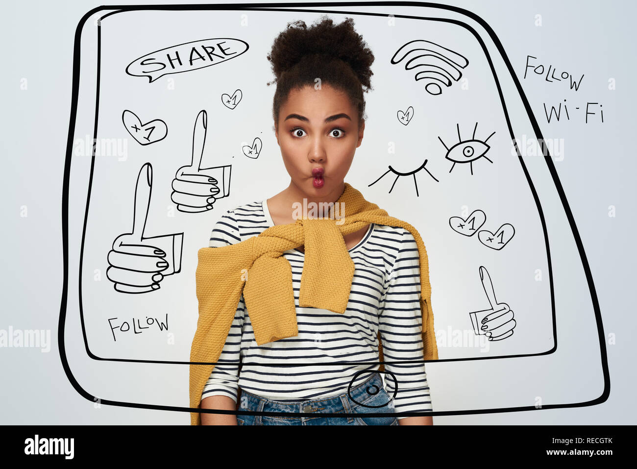 Fish lips hi-res stock photography and images - Alamy