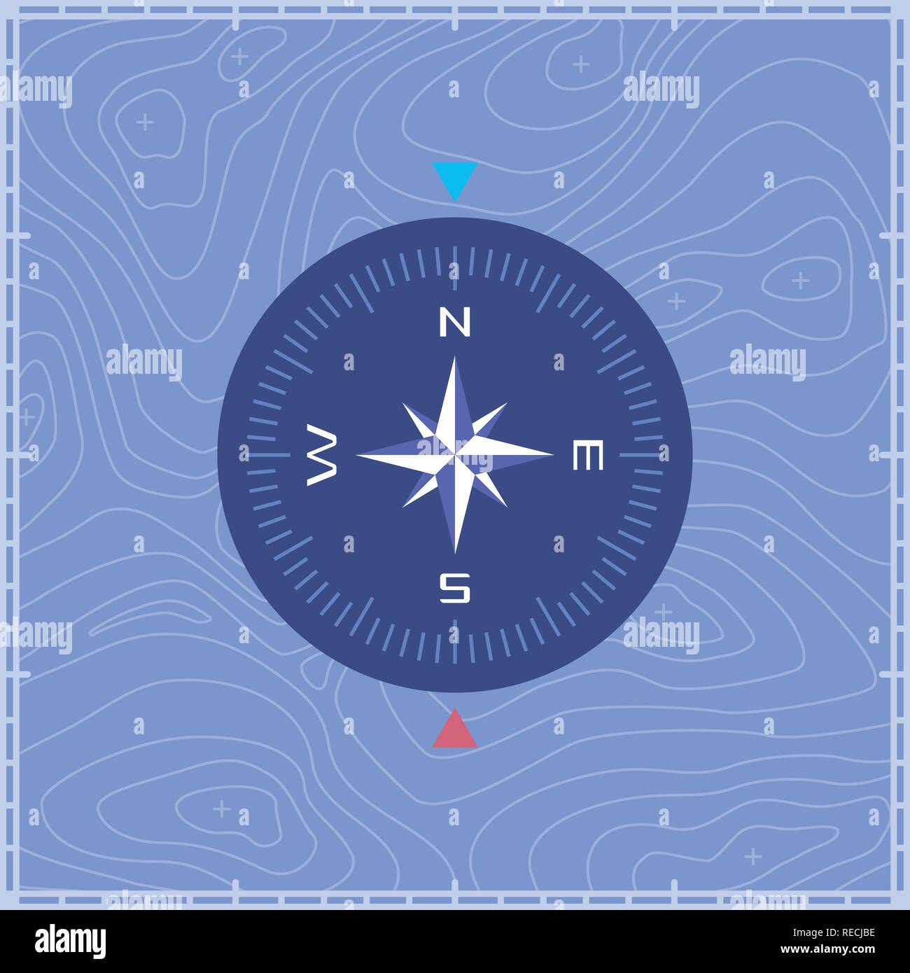 Wind compass Stock Vector Images - Alamy