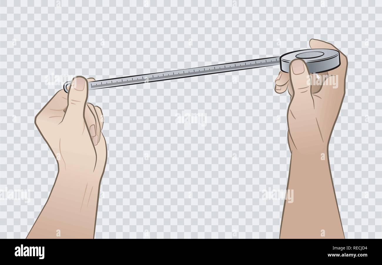 Retractable ruler Stock Vector Images - Alamy