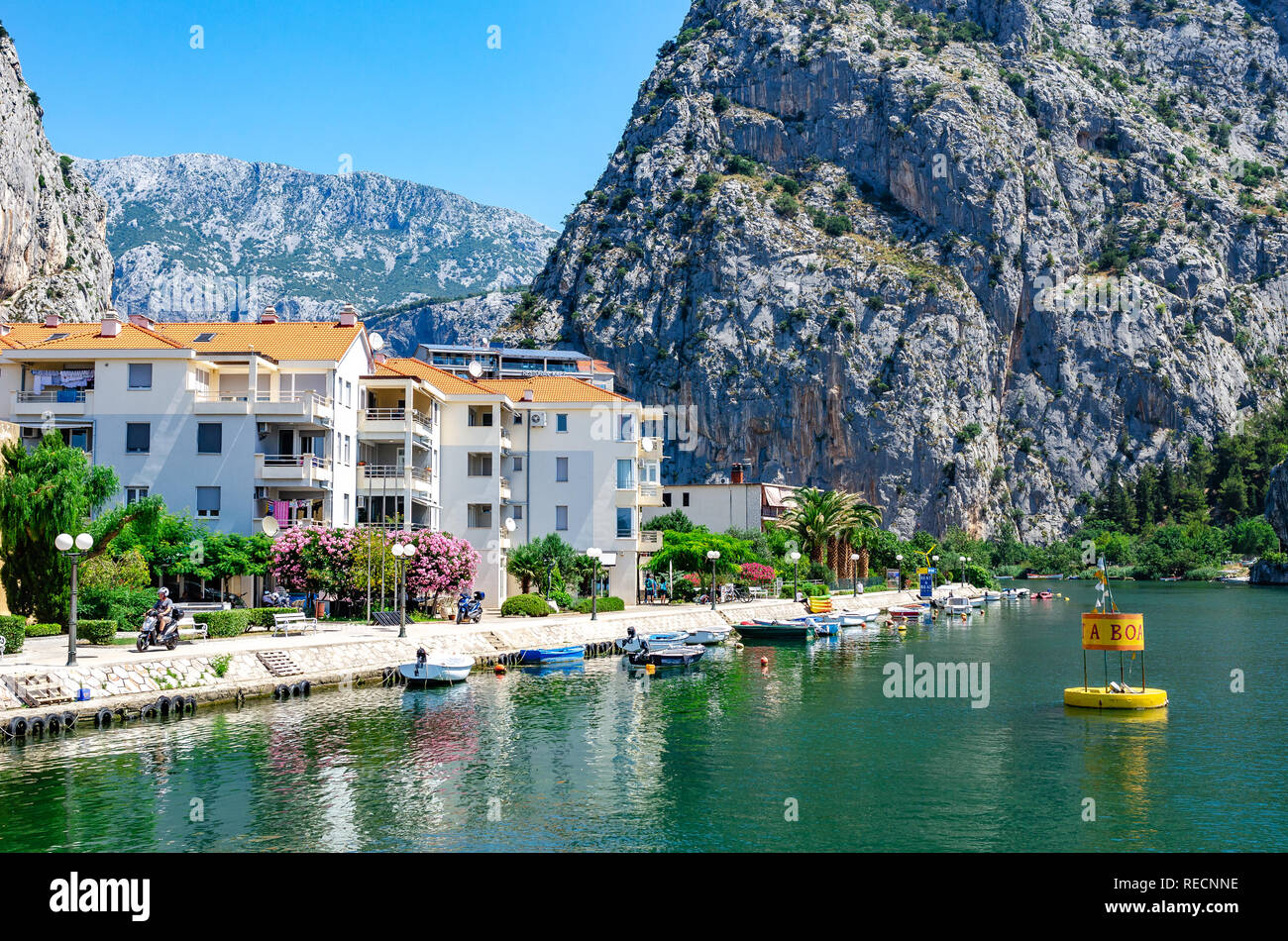 Town Omis in Croatia Stock Photo - Alamy