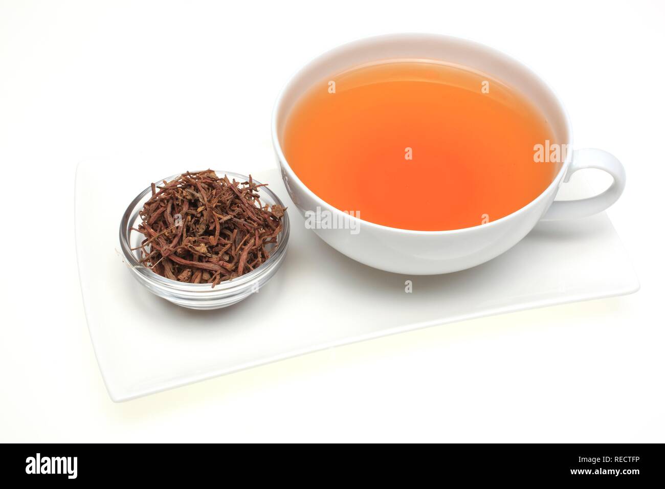 Medicinal tea made of the dried roots of the medicinal plant Aster ...