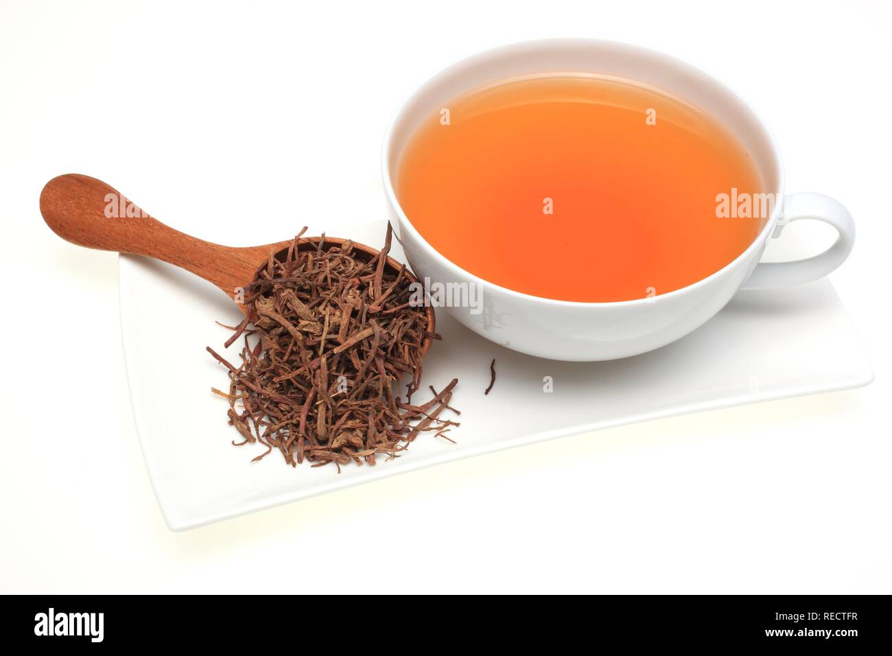 Medicinal tea made of the dried roots of the medicinal plant Aster ...
