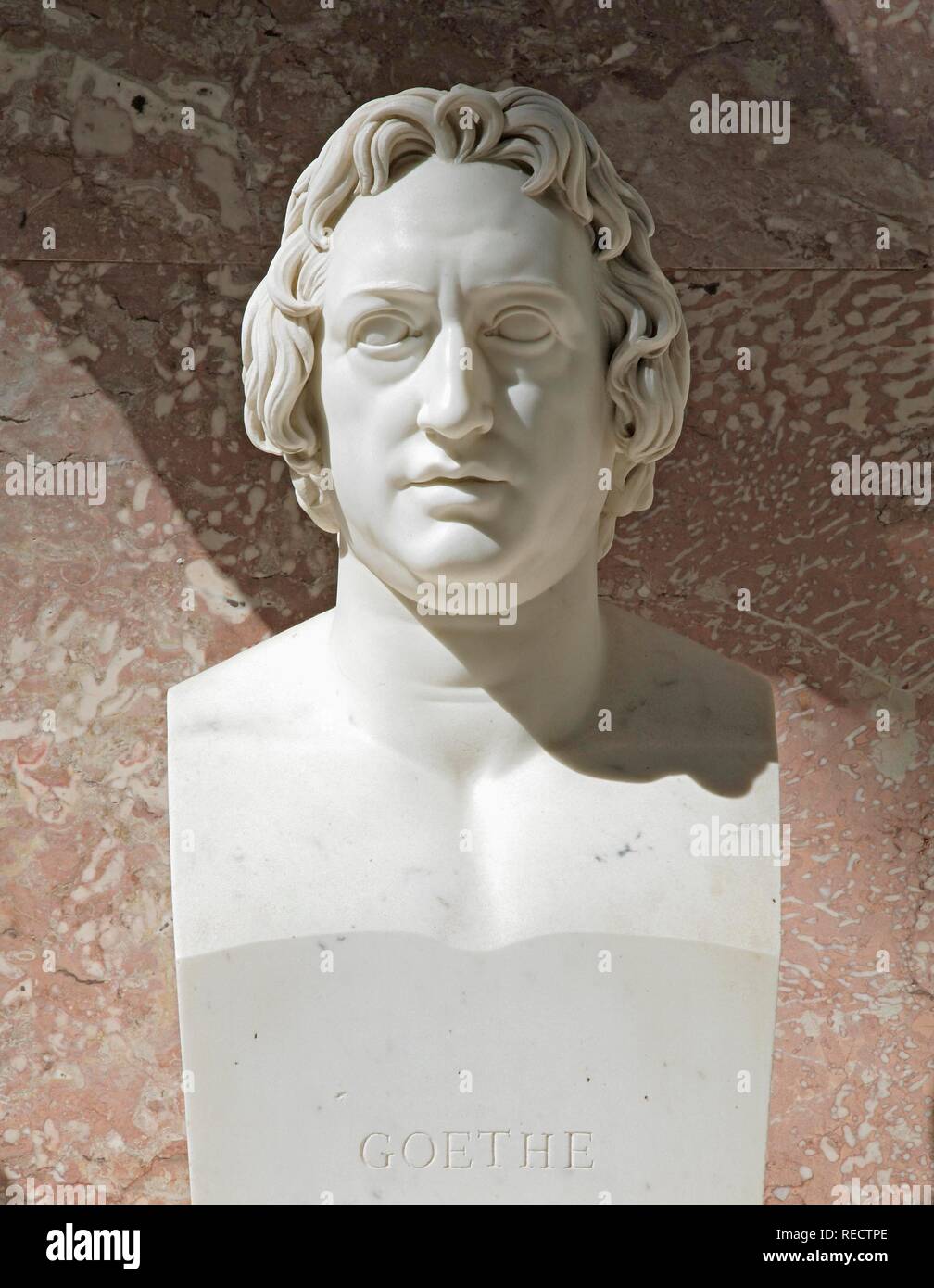 Bust of Johann Wolfgang von Goethe, German poet Stock Photo - Alamy