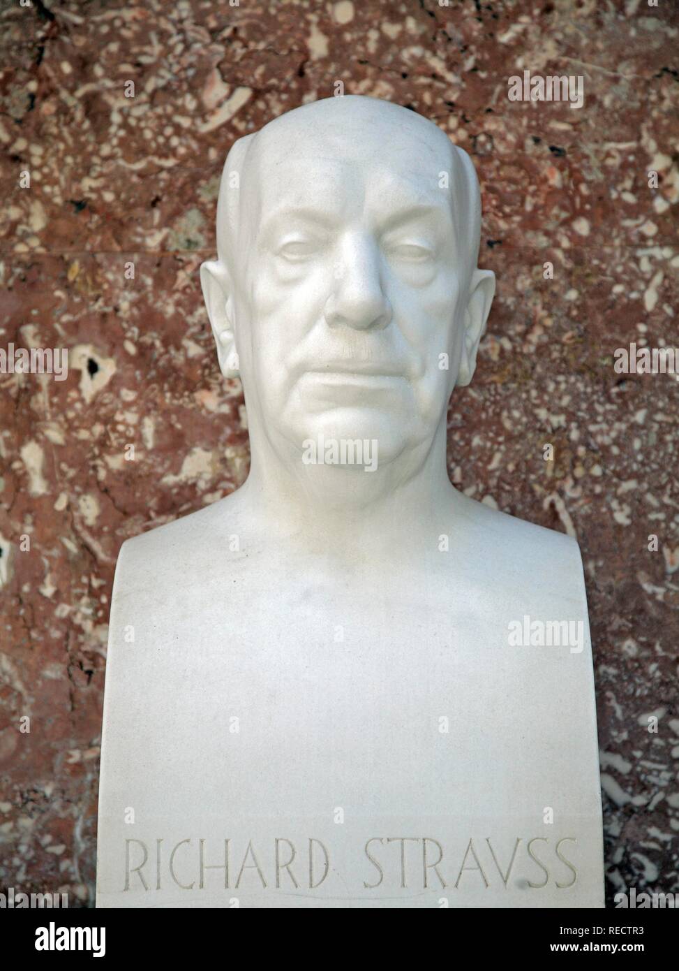 Bust of Richard Strauss, German composer Stock Photo - Alamy