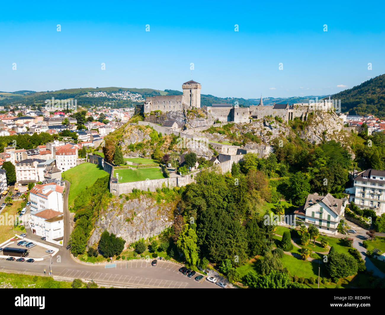 Fort Pyrenean Museum is located in Lourdes town in France Stock Photo ...