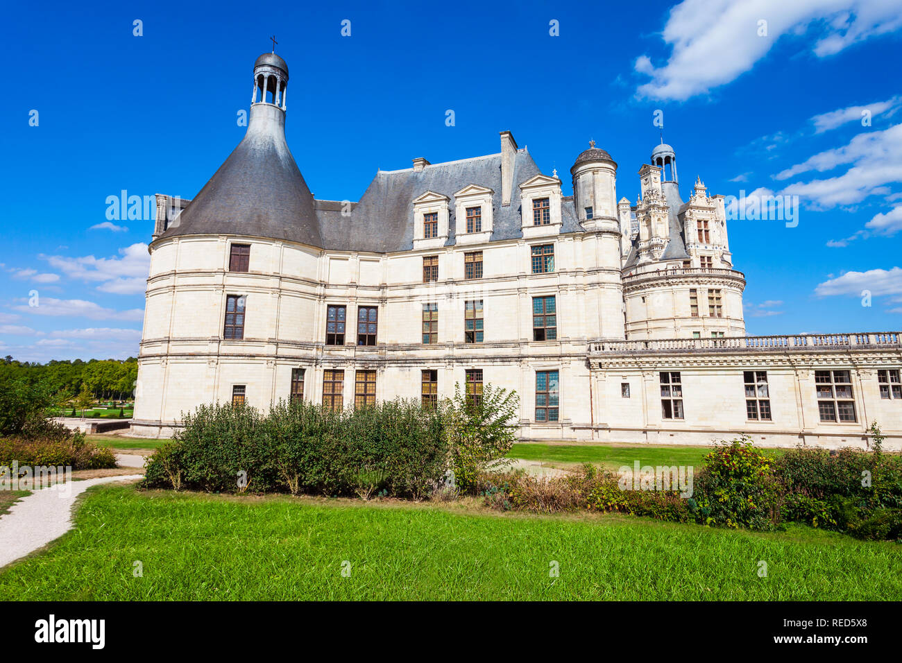 Chateau de Chambord is the largest castle in the Loire valley, France ...