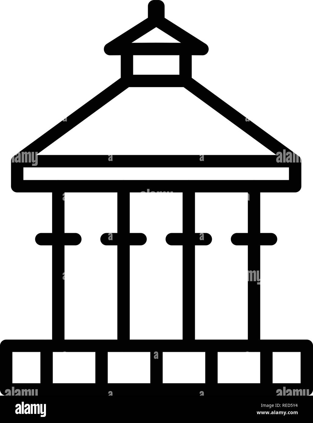 Veranda Vector Icon Sign Icon Vector Illustration For Personal And ...