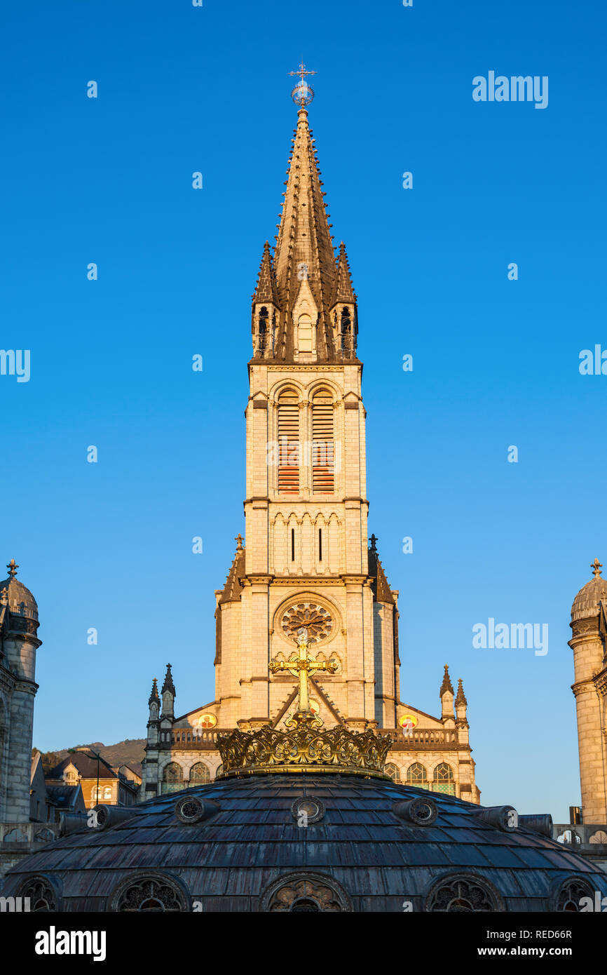 Sanctuary of Our Lady of Lourdes is a roman catholic church in Lourdes ...