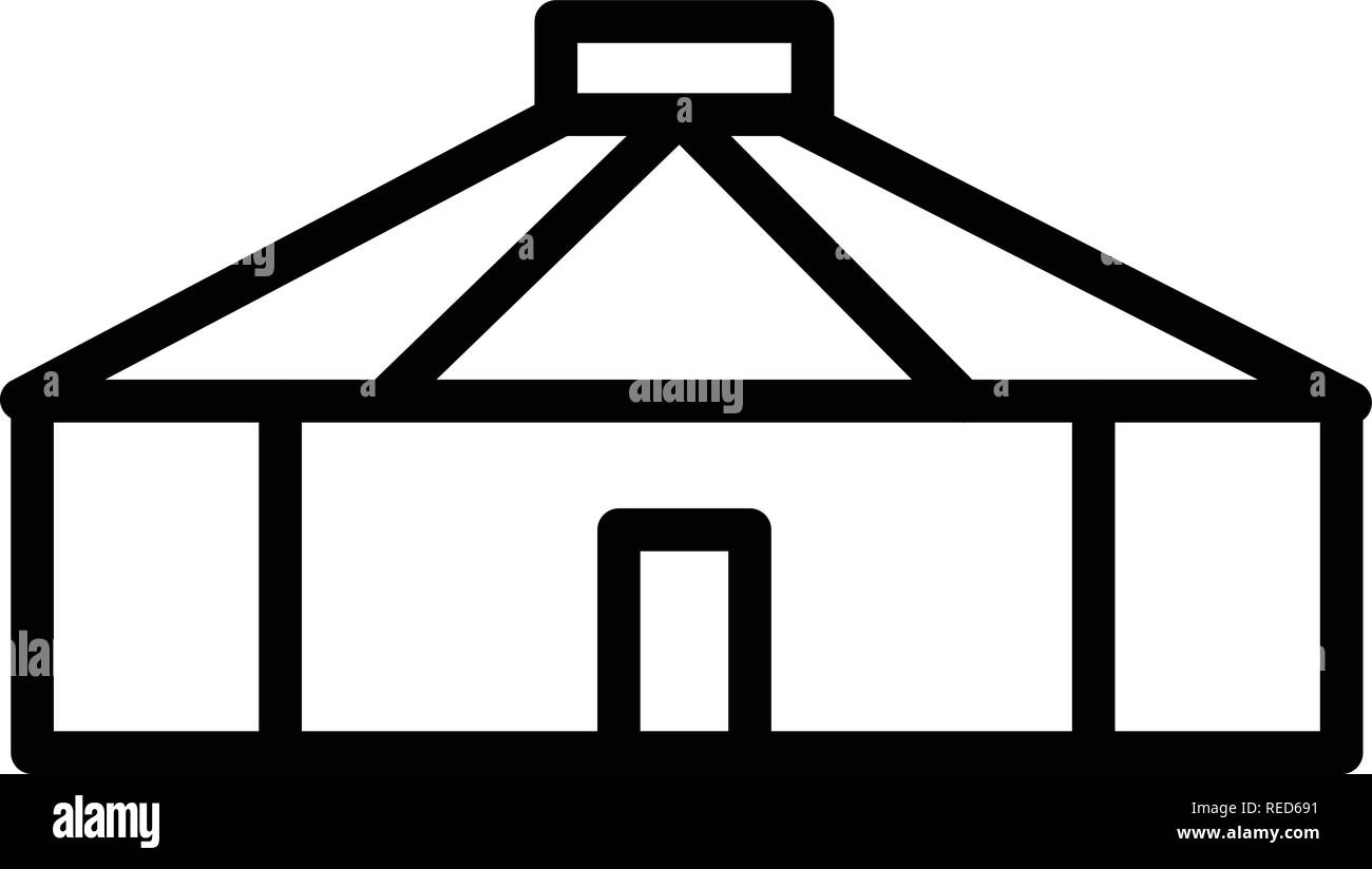 Yurt icon hi-res stock photography and images - Alamy
