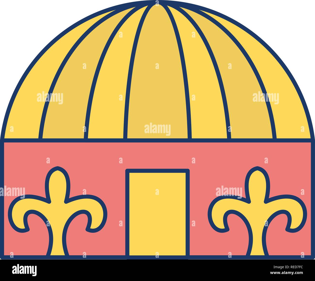 Yurt Vector Icon Sign Icon Vector Illustration For Personal And ...