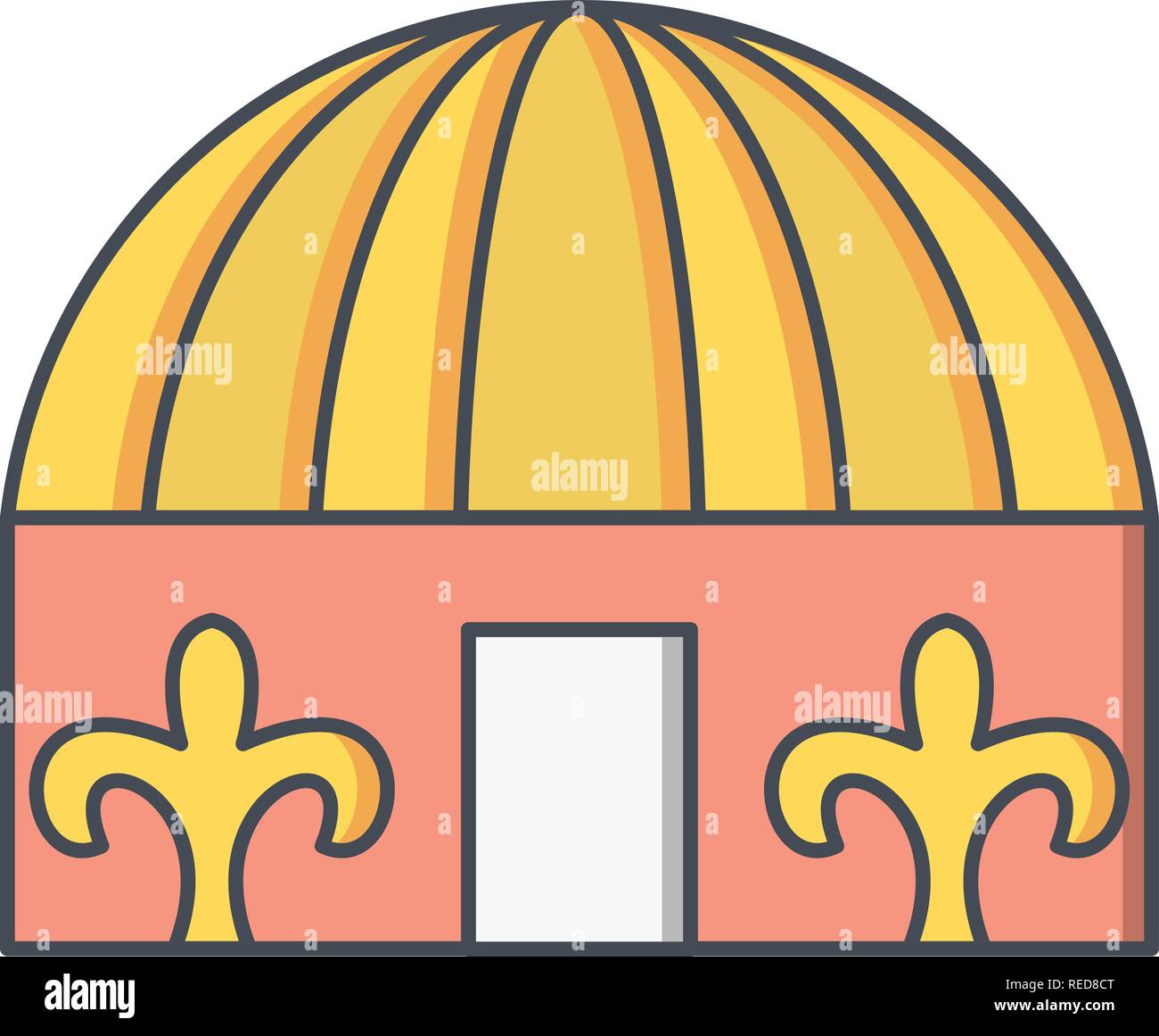 Yurt Vector Icon Sign Icon Vector Illustration For Personal And ...