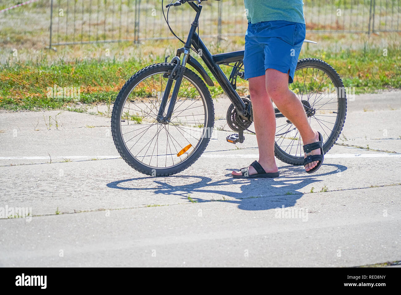 Guy goes on bicycle hi-res stock photography and images - Alamy