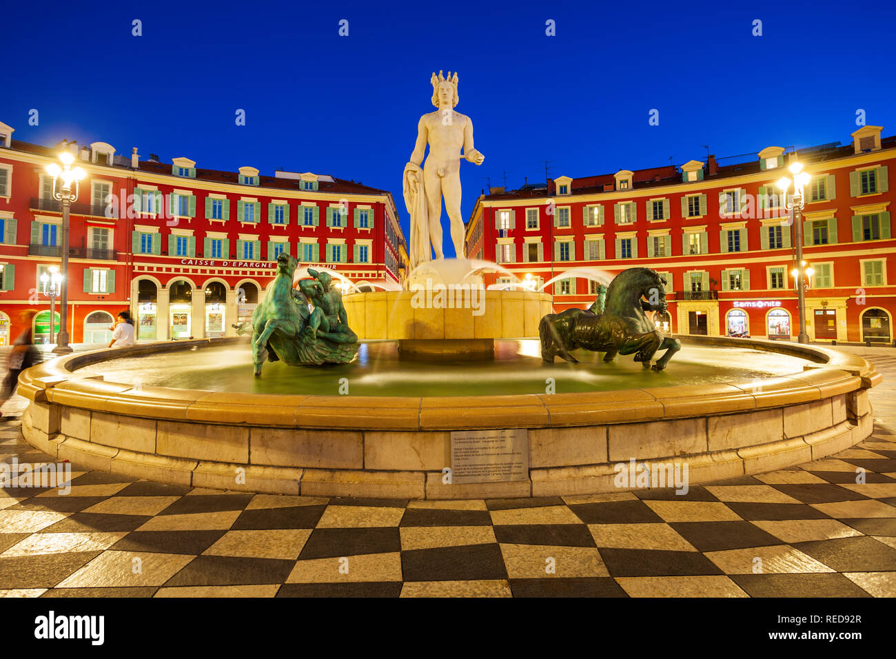Light sculpture place massena nice hi-res stock photography and images ...