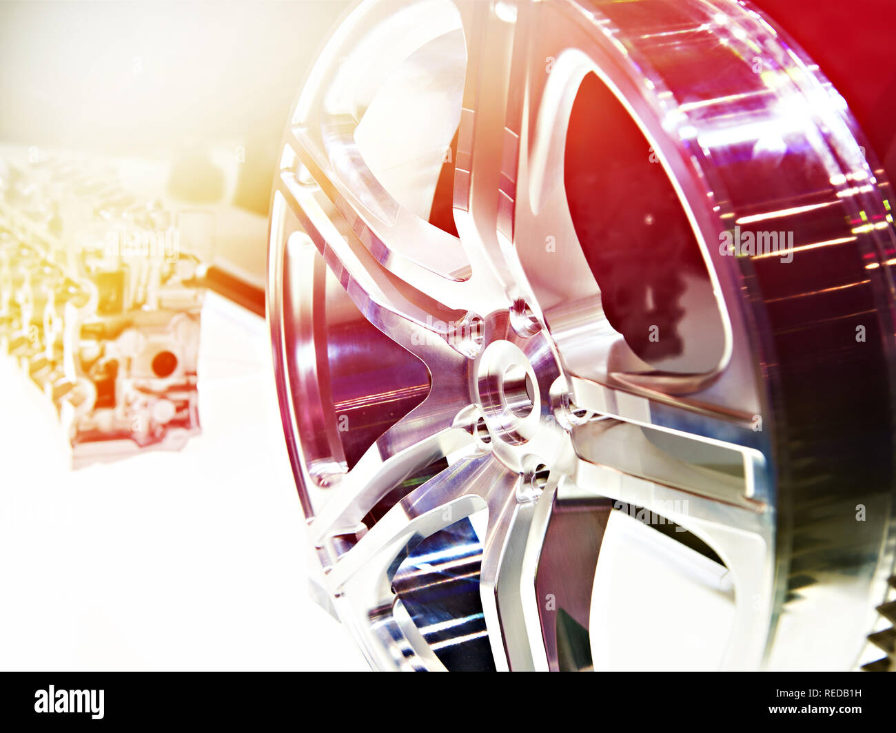 Metal wheel rims hi-res stock photography and images - Alamy