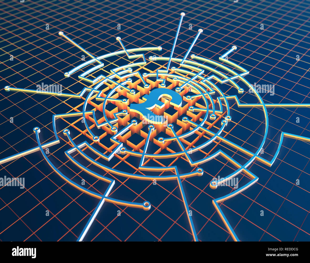 Electronic network technology, internet data transmission,pound Stock ...