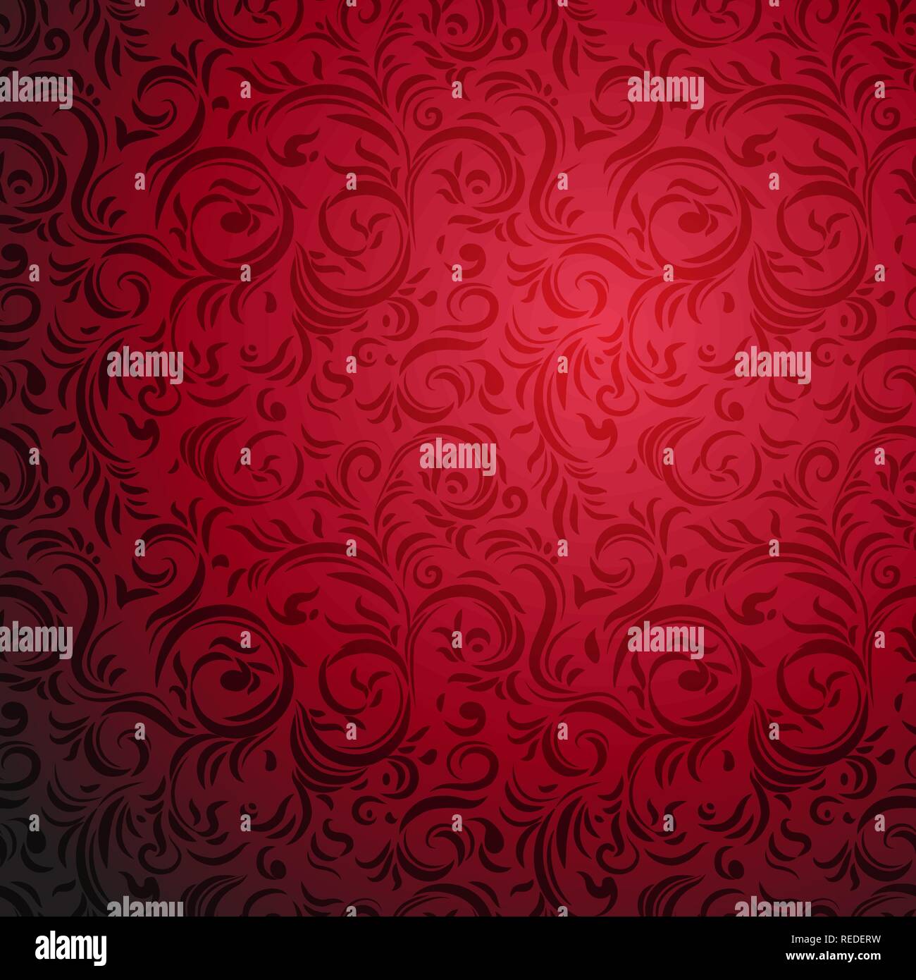 Ornamental seamless pattern. Festive red style. Bright holiday ...