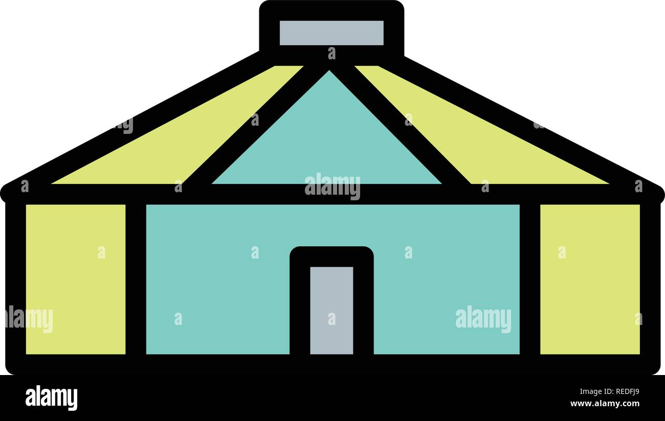 Yurt Vector Icon Sign Icon Vector Illustration For Personal And ...