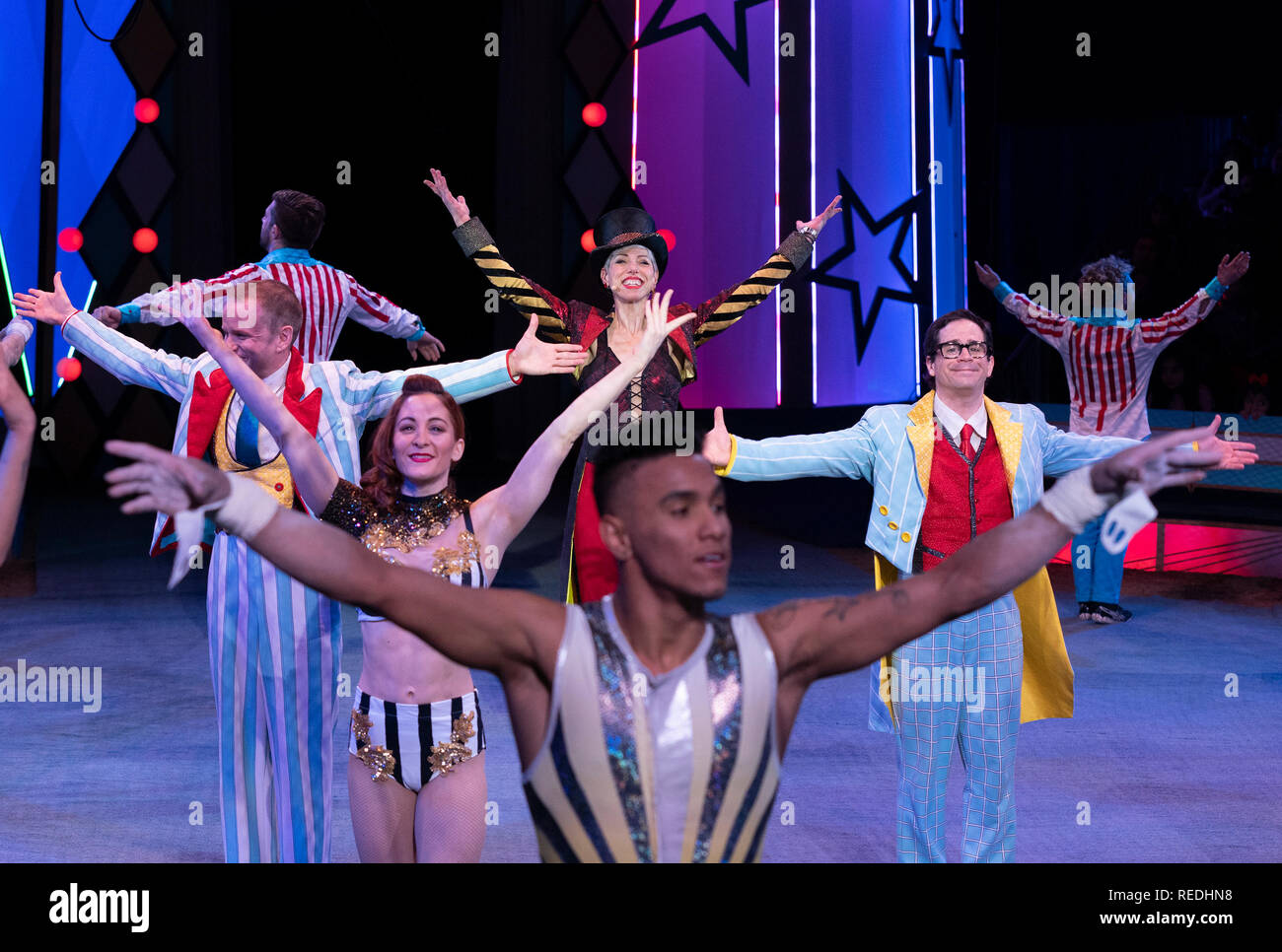 New York, United States. 20th Jan, 2019. Grand finale at Big Apply ...