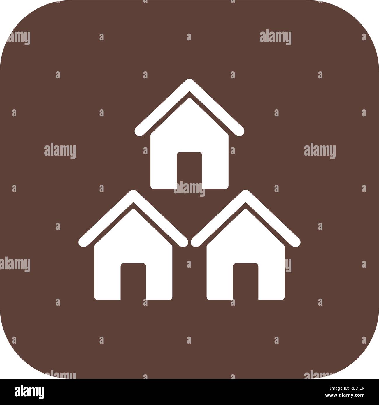 Neighborhood Vector Icon Sign Icon Vector Illustration For Personal And ...