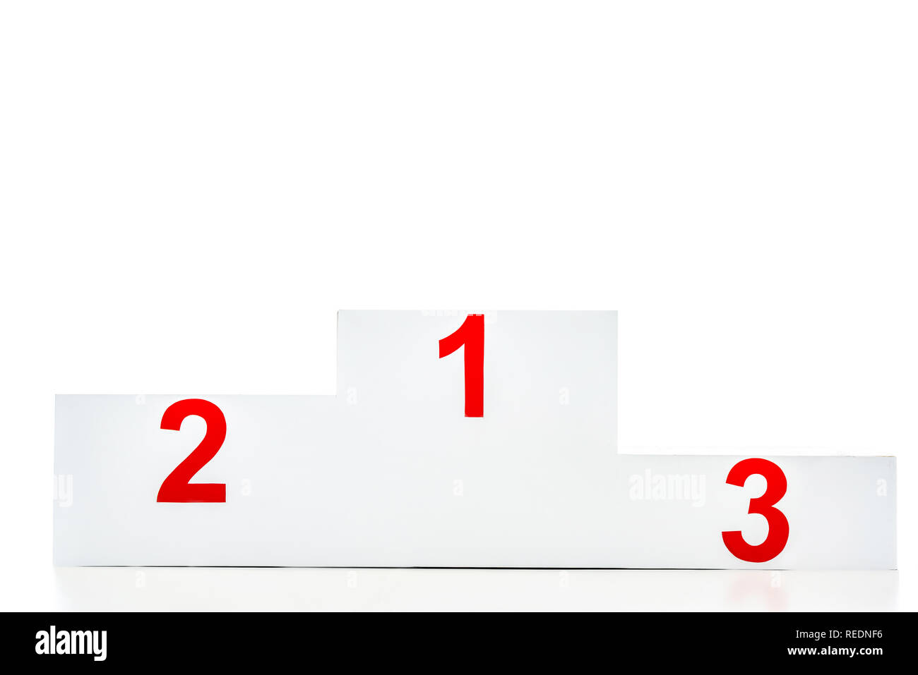 Winner podium red numbers hi-res stock photography and images - Alamy