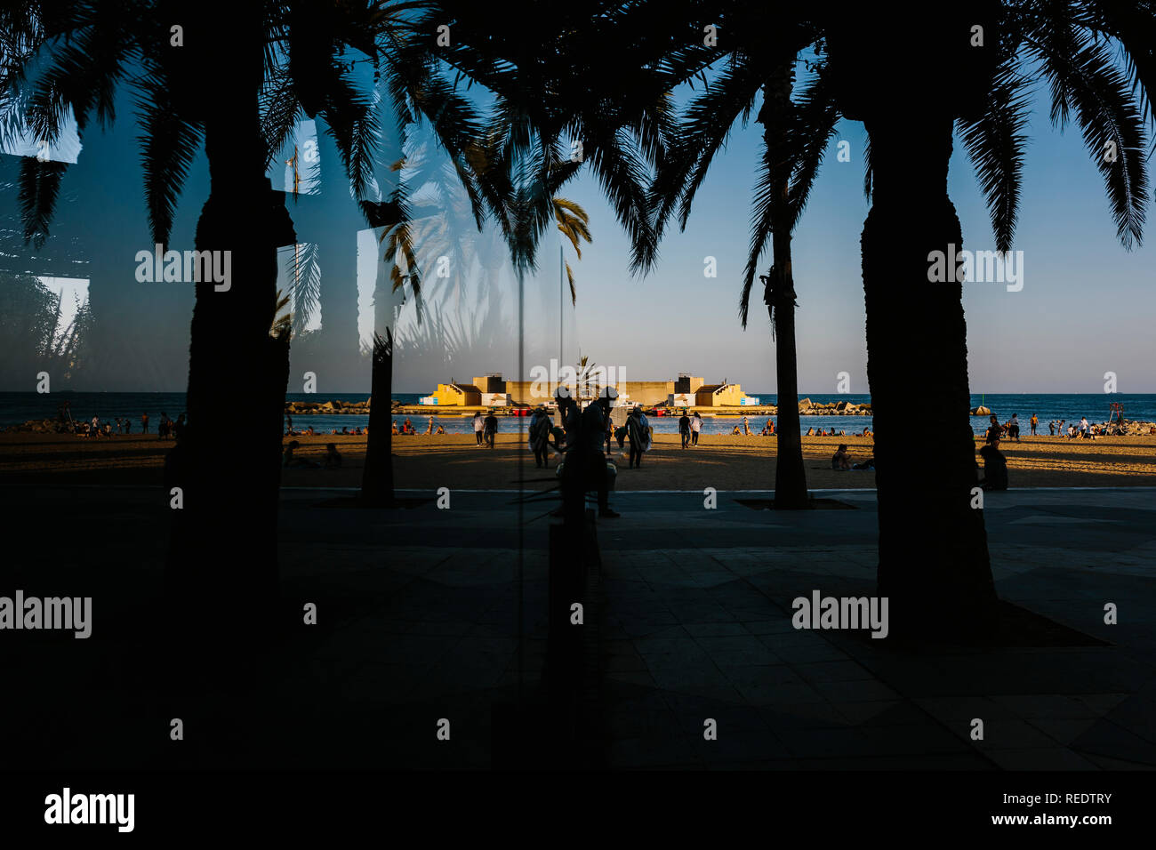La barceloneta beach hi-res stock photography and images - Alamy