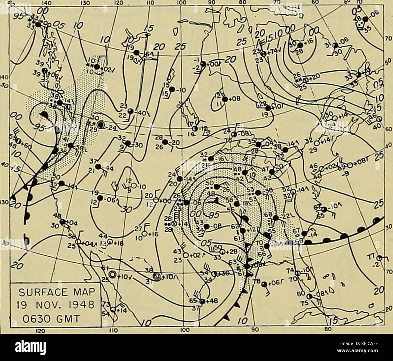 Surface pressure charts hi-res stock photography and images - Alamy