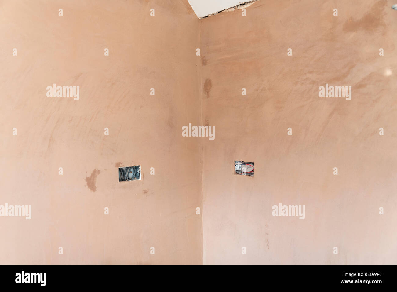 First fix wiring new home hi-res stock photography and images - Alamy