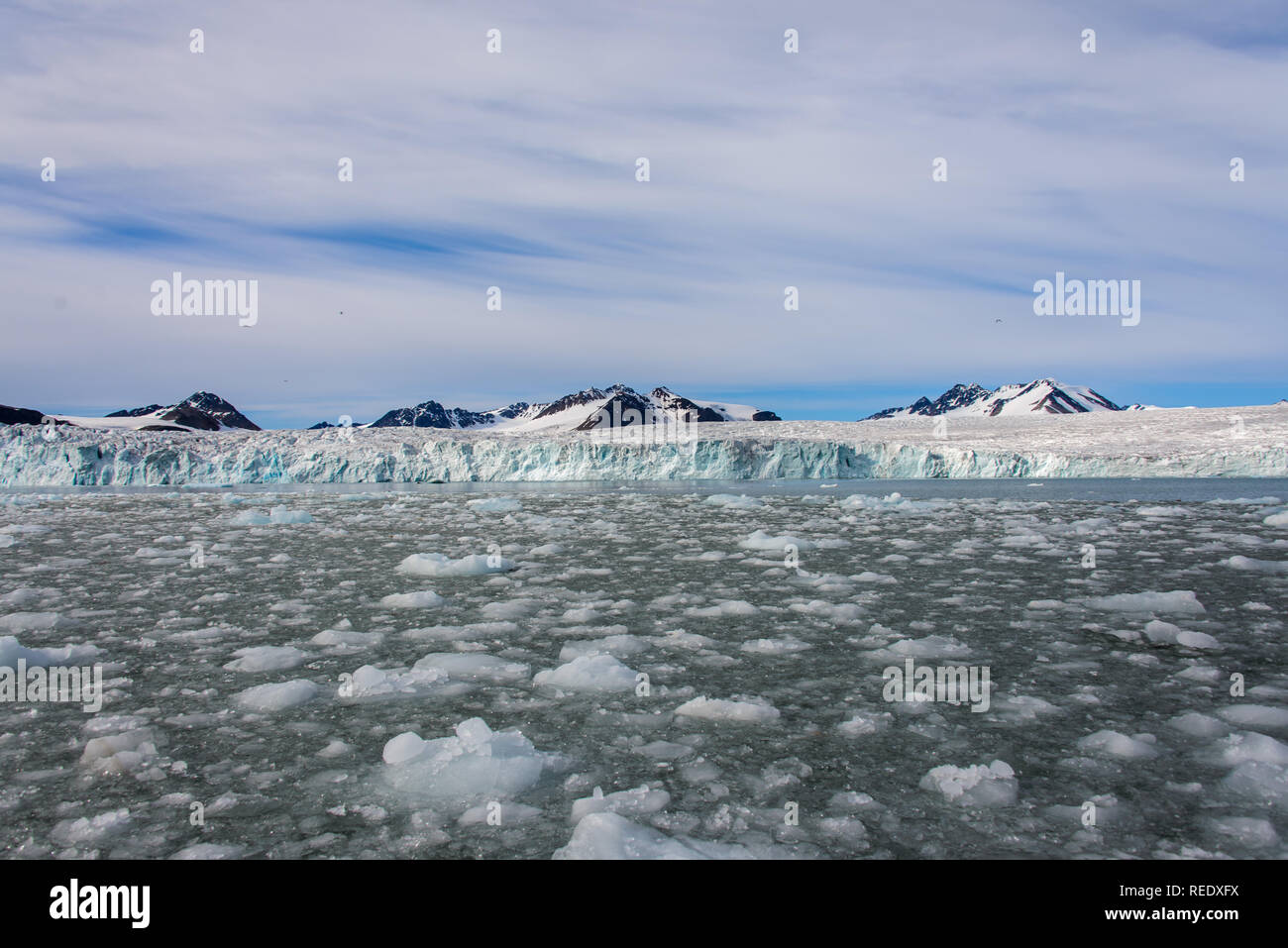 Arctic landscape in Svalbard Stock Photo - Alamy