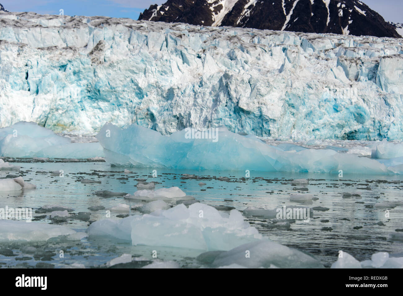 Arctic landscape in Svalbard Stock Photo - Alamy