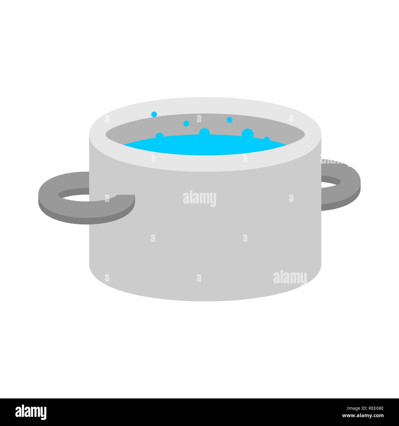 Water pan isolated. Kitchen Utensils Vector Illustration Stock Vector ...