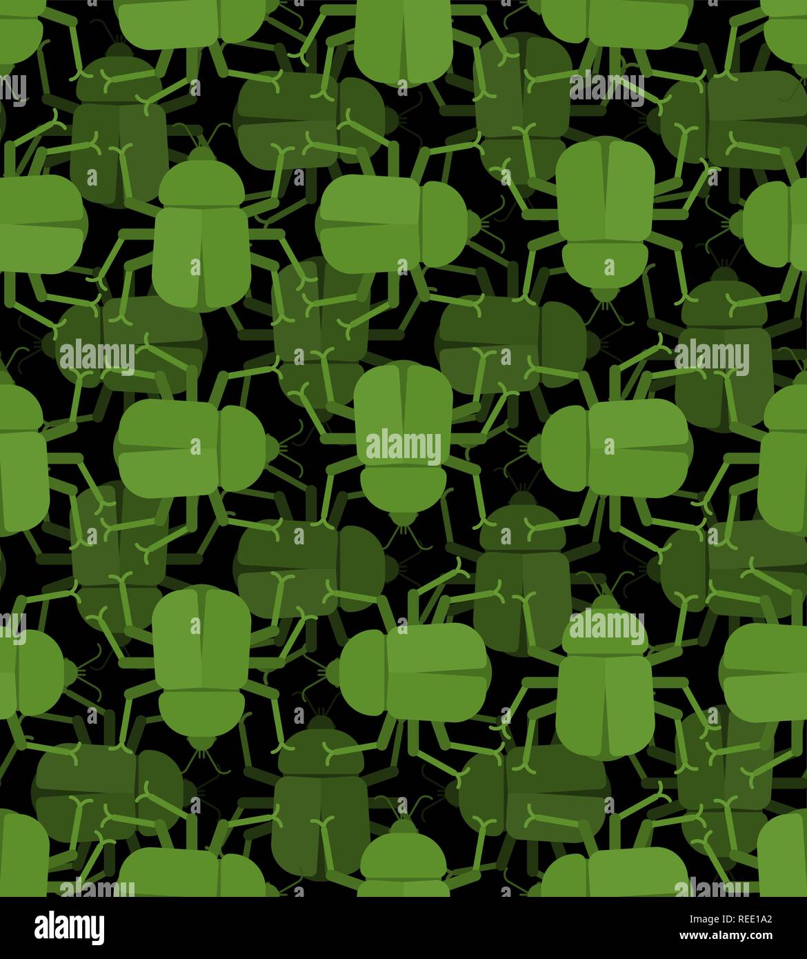 Beetle pattern seamless. bug Insect background. vector illustration Stock Vector Image & Art - Alamy