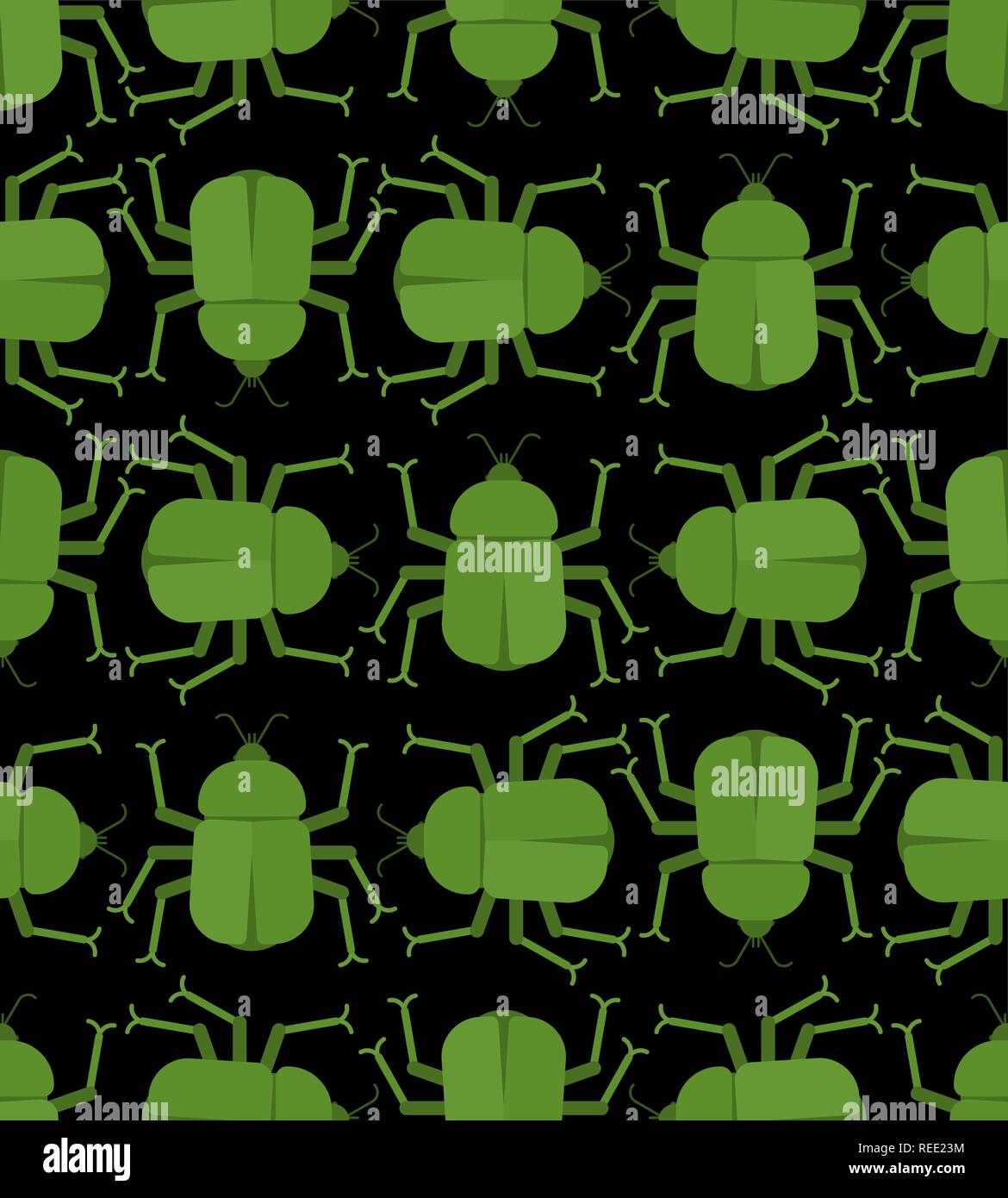 Beetle pattern seamless. bug Insect background. vector illustration ...