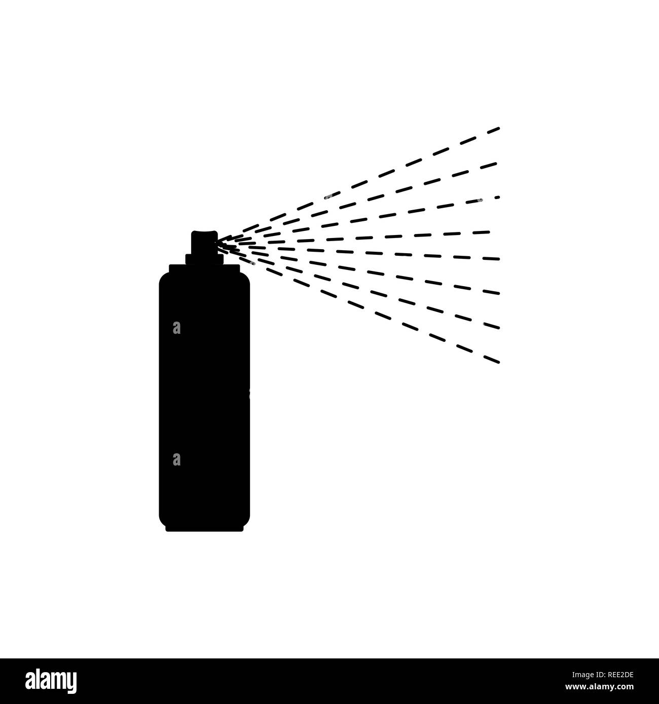 Spray paint bottle isolated. paint can vector illustration Stock Vector ...