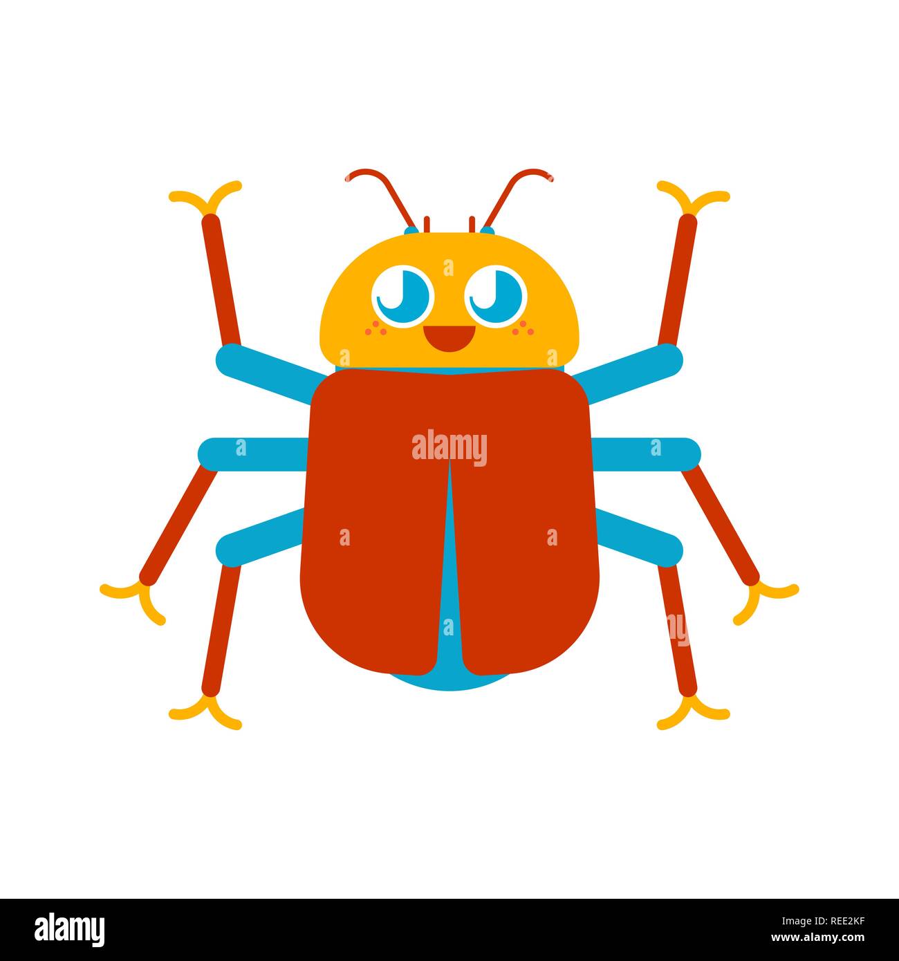 One beetle Stock Vector Images - Alamy