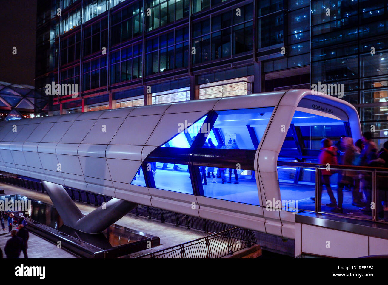 London, England – January 2019 : Colour Moves - Adams Plaza Bridge ...