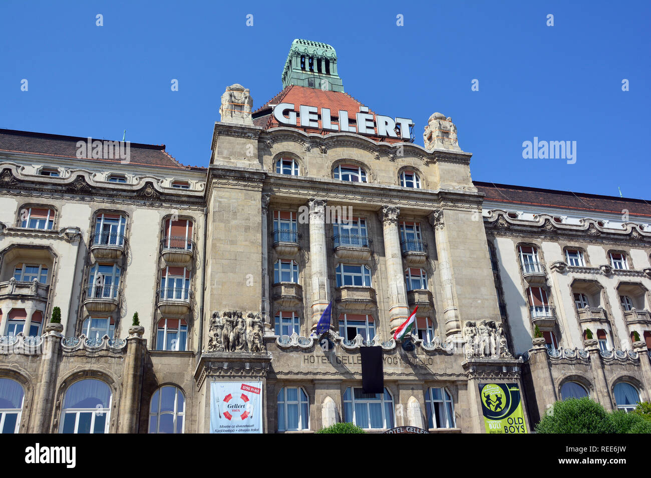 The Gellért Hotel and Spa in Budapest. A Gellért Hotel és Gyógyfürdő ...