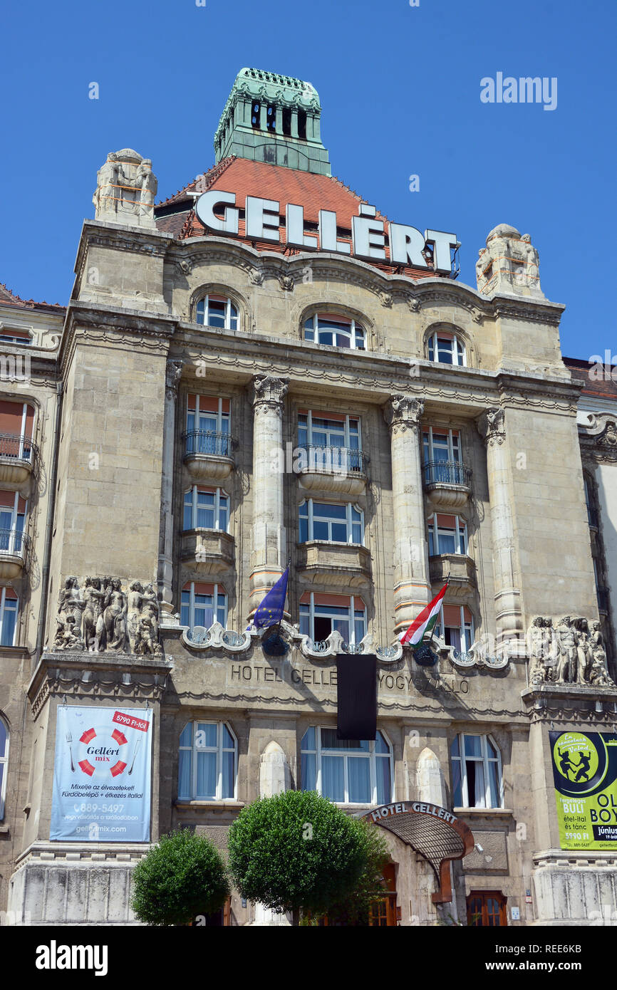 The Gellért Hotel and Spa in Budapest. A Gellért Hotel és Gyógyfürdő ...