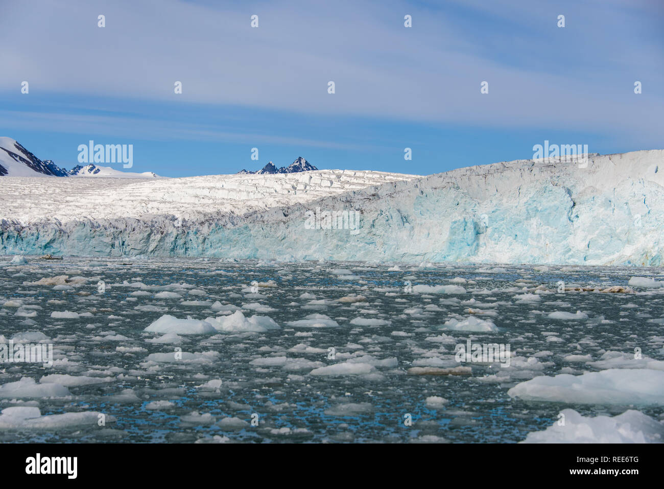Arctic landscape in Svalbard Stock Photo - Alamy