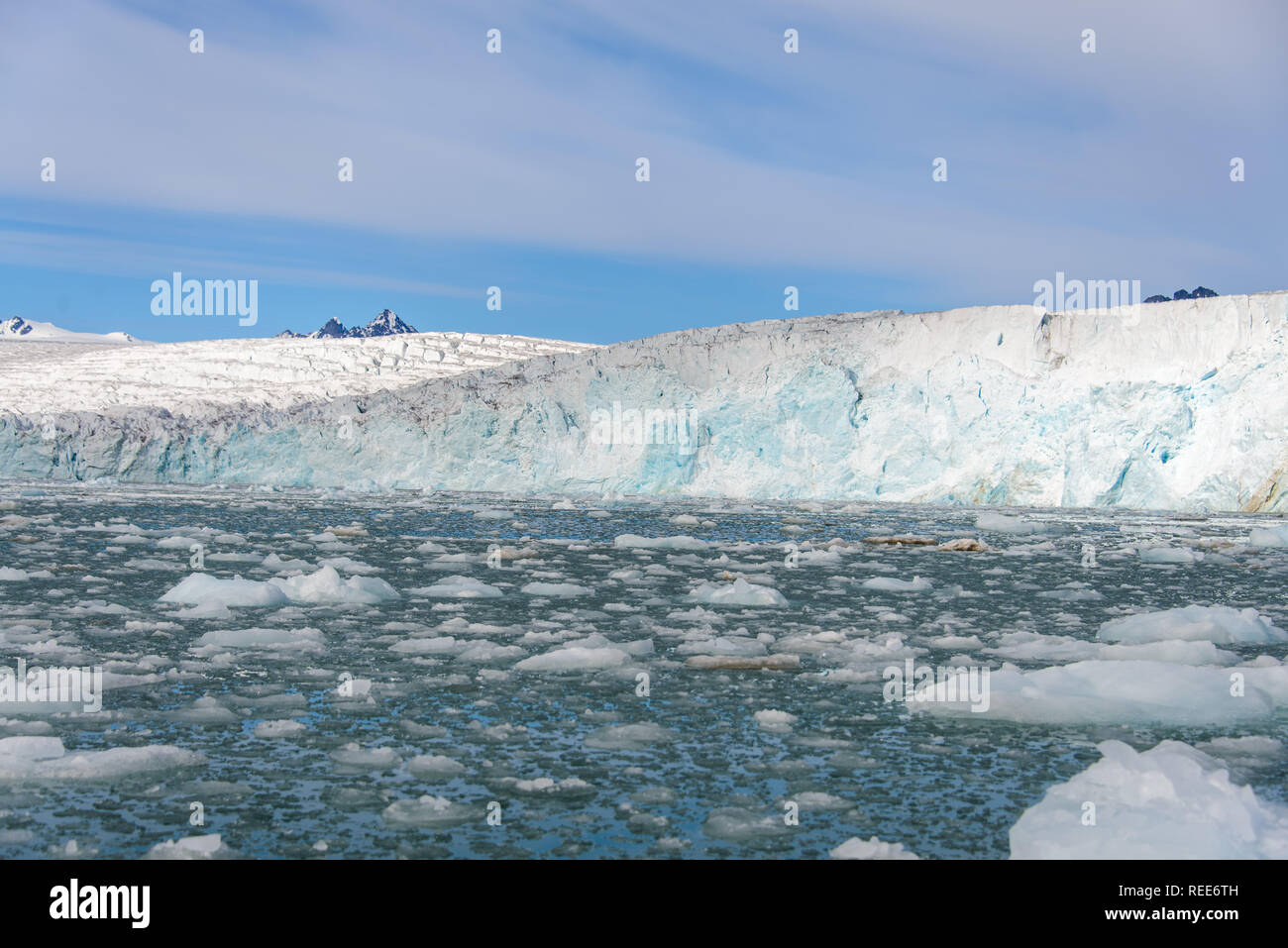 Arctic landscape in Svalbard Stock Photo - Alamy