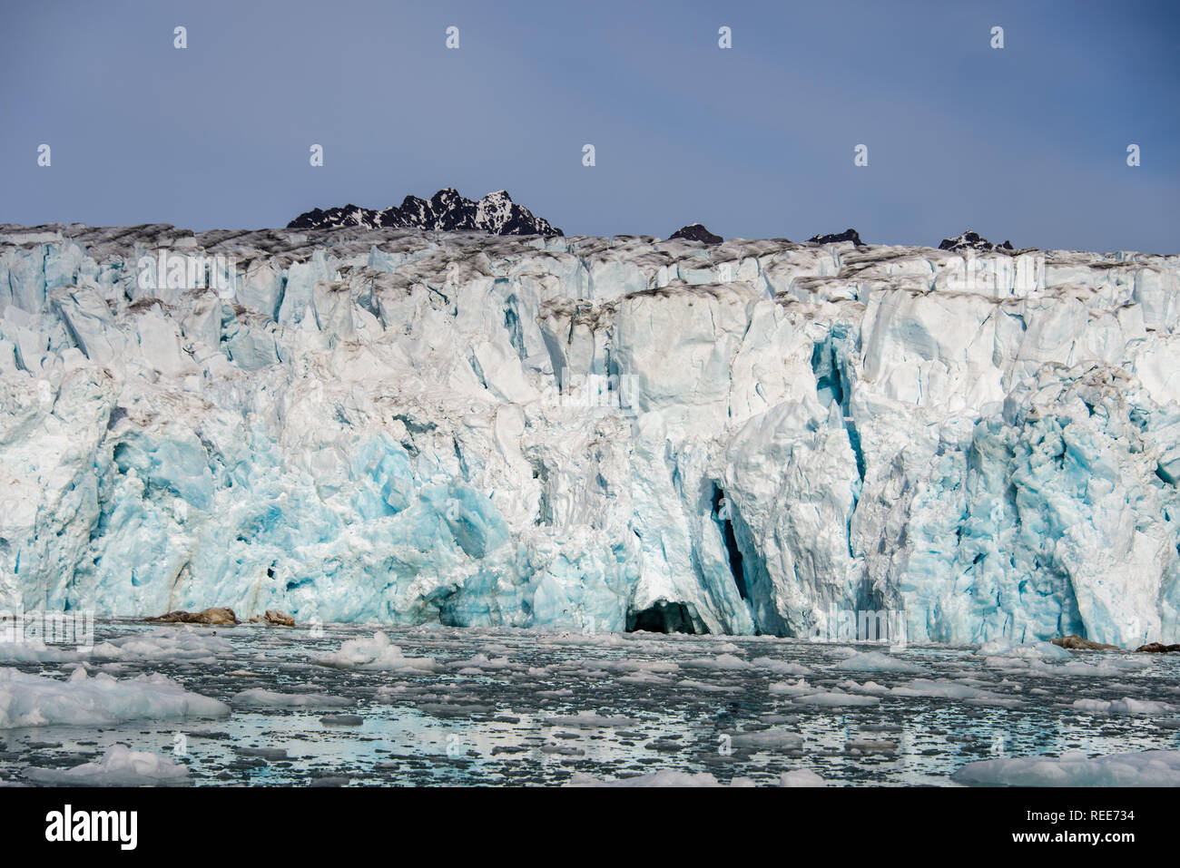 Arctic landscape in Svalbard Stock Photo - Alamy