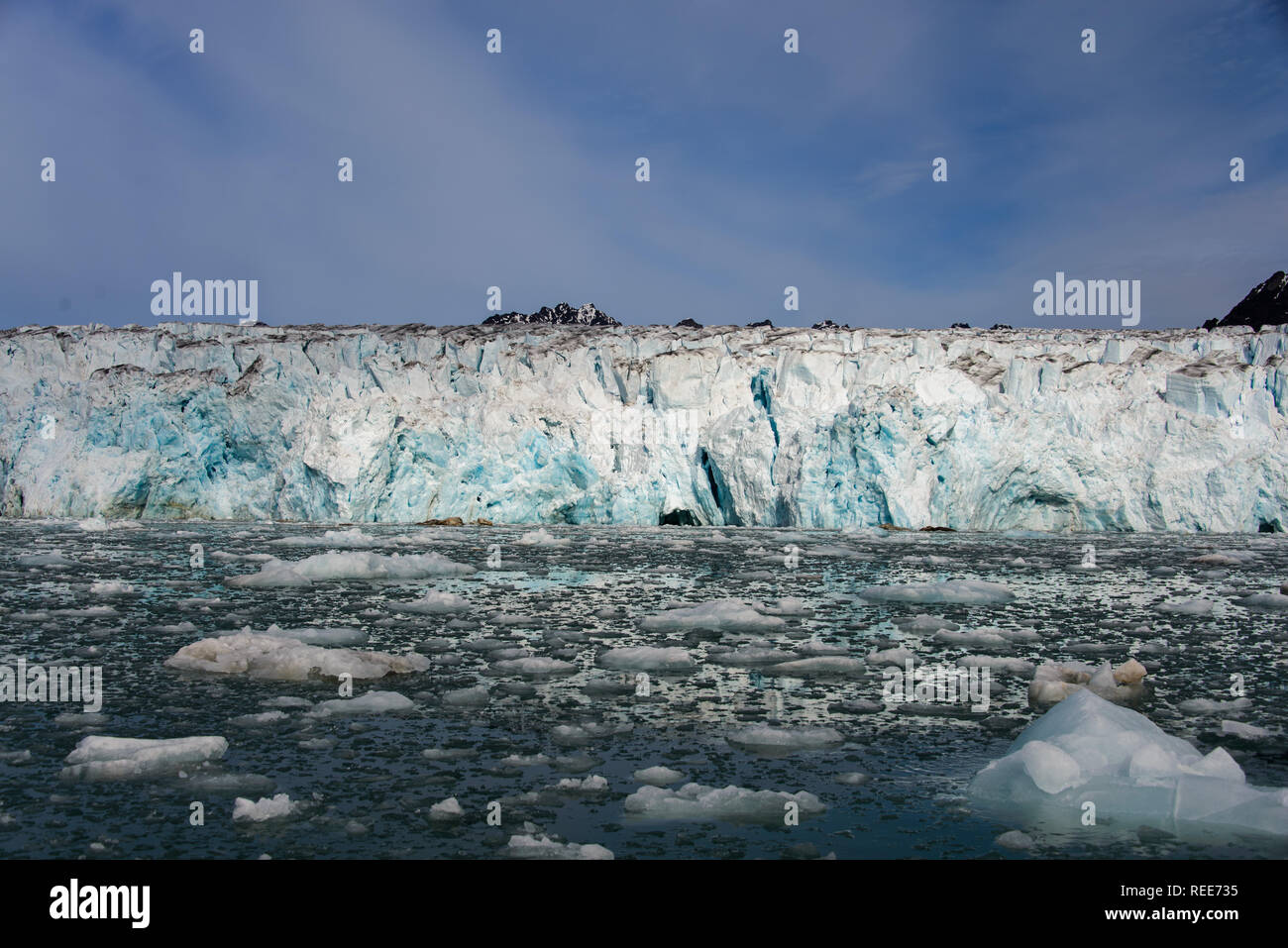 Arctic landscape in Svalbard Stock Photo - Alamy
