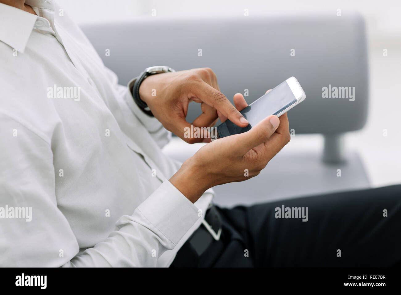 Smartphone mobile cell phone using reading texting checking looking app ...