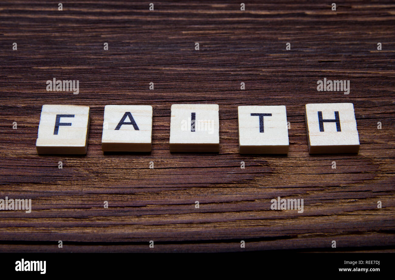 Faith word hi-res stock photography and images - Alamy