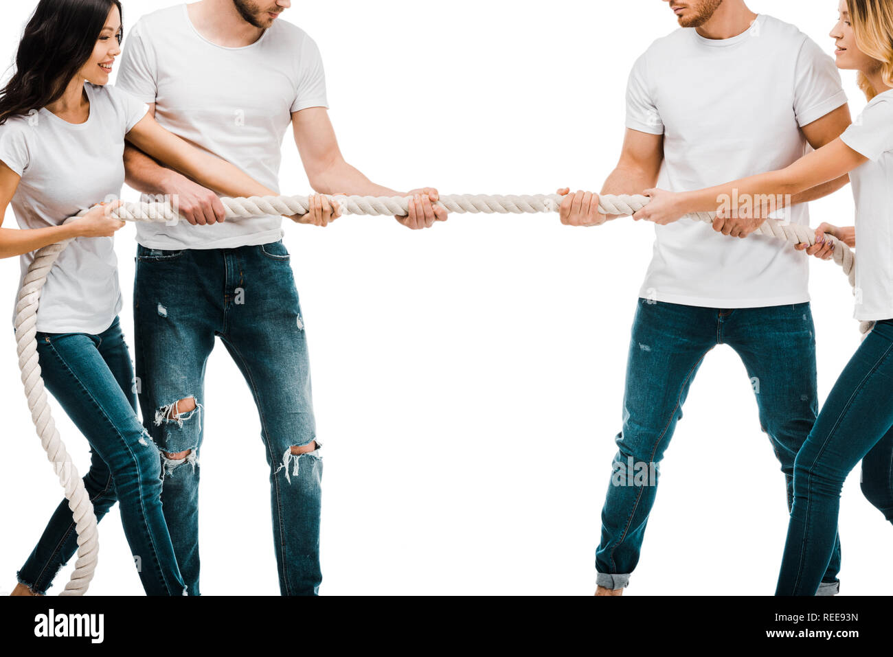 Tug Of War Women High Resolution Stock Photography and Images - Alamy
