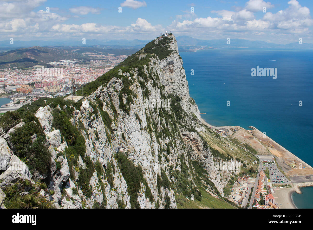 The rock of Gibraltar Stock Photo - Alamy